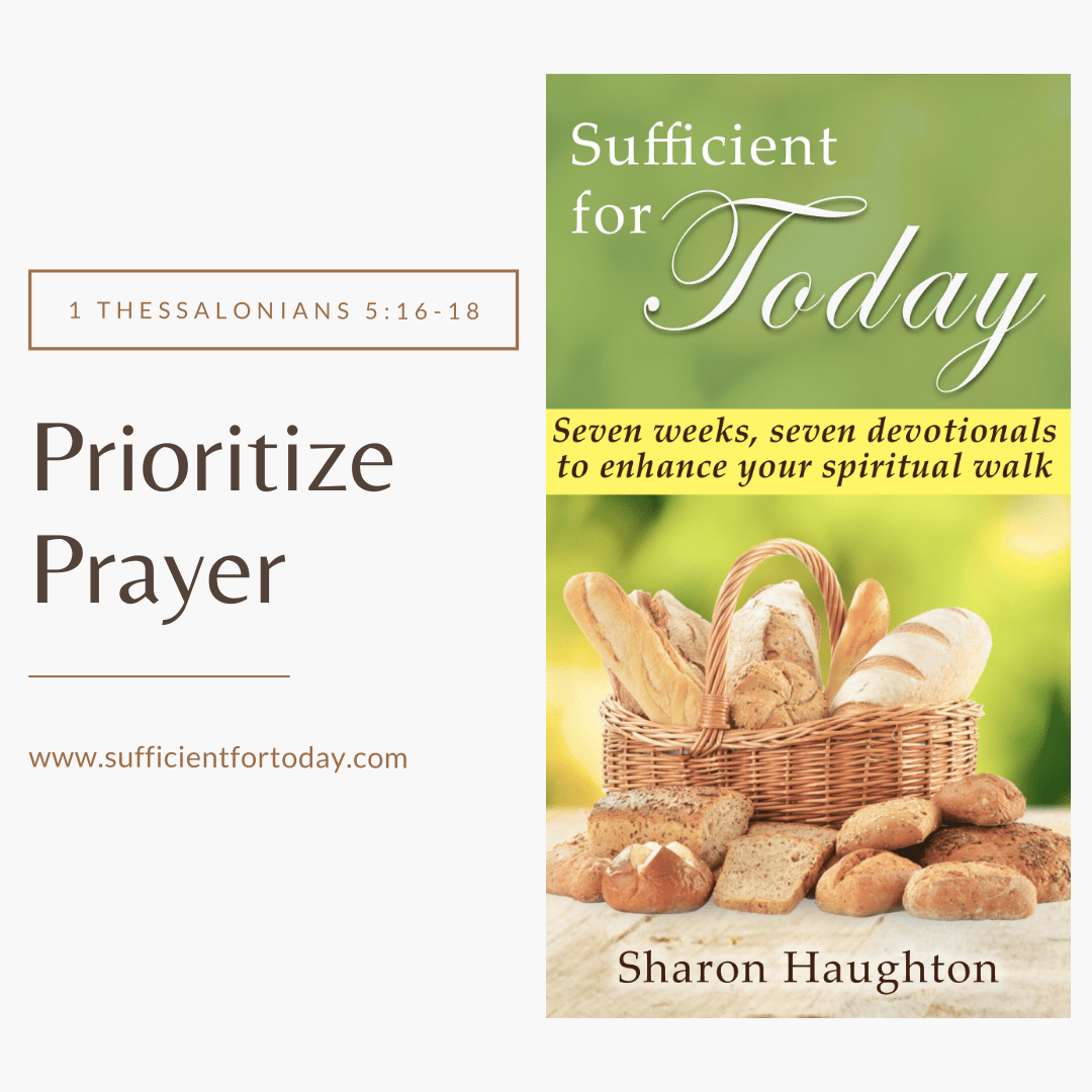 Prioritize Prayer – Sharon Haughton